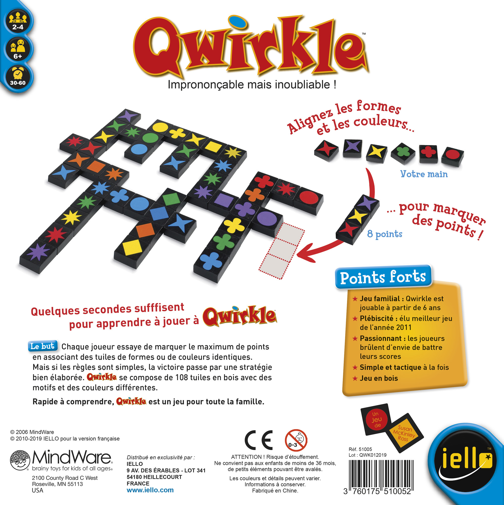 Qwirkle - Le village du jeu