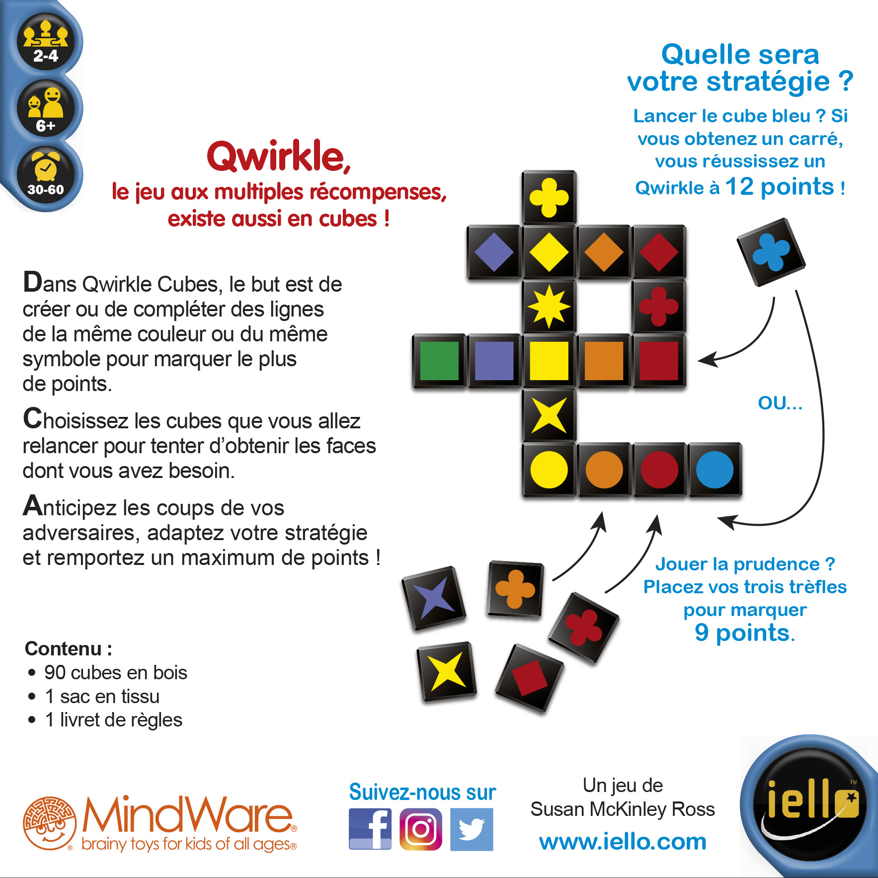Qwirkle Cube - Le village du jeu
